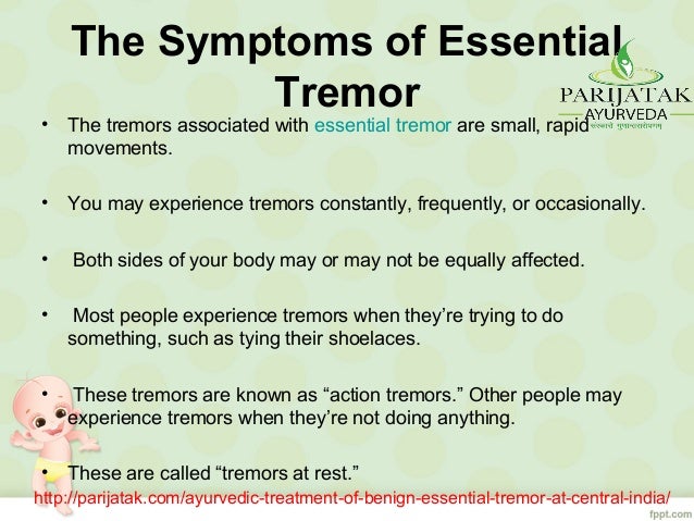 benign essential tremor