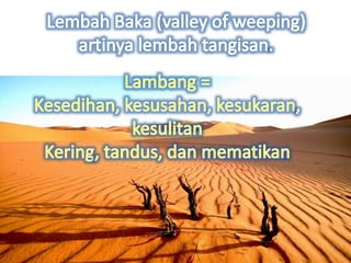 3 Berkat Bergantung Pada Tuhan | PPT