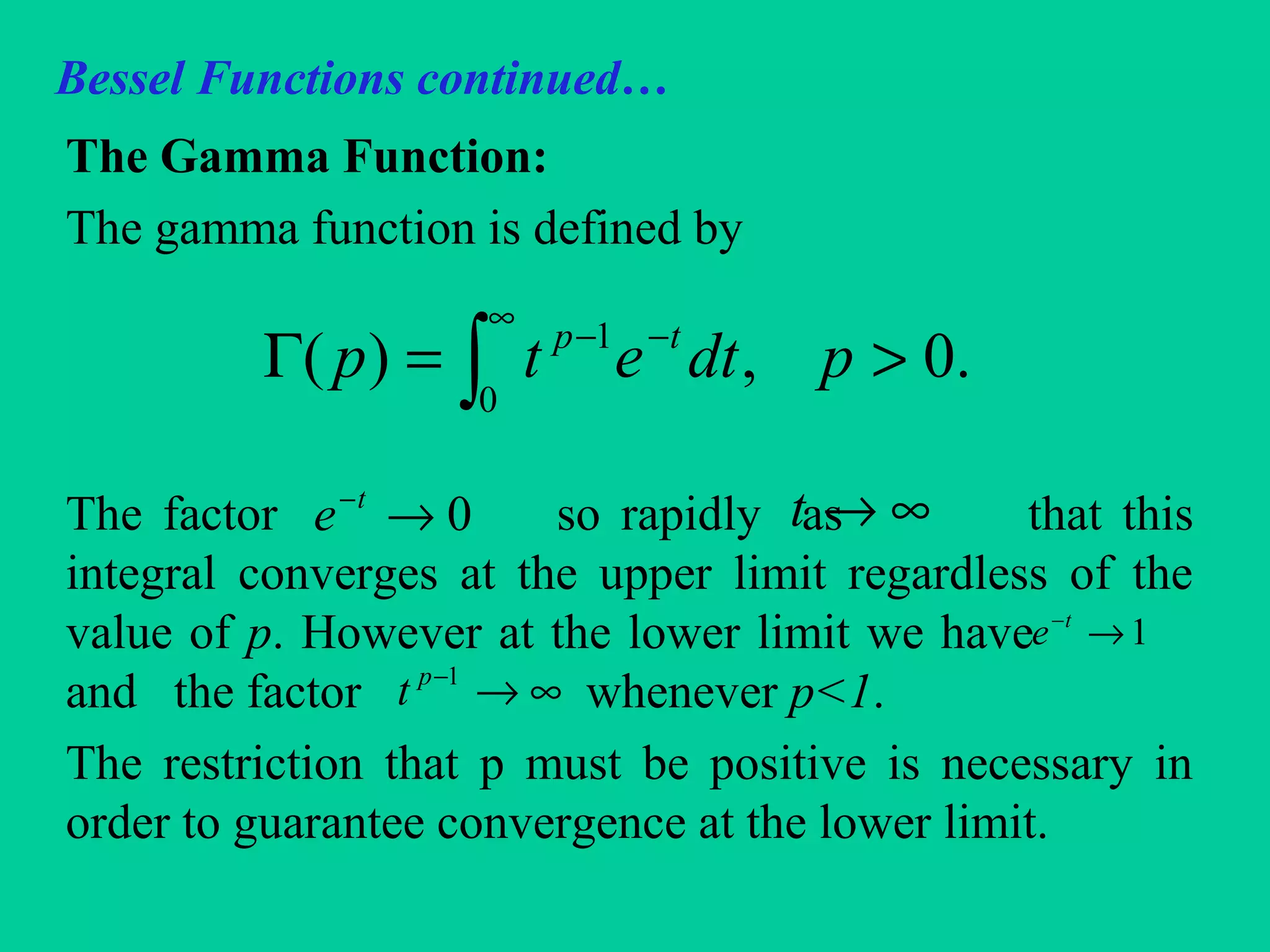 3 bessel's functions | PPT
