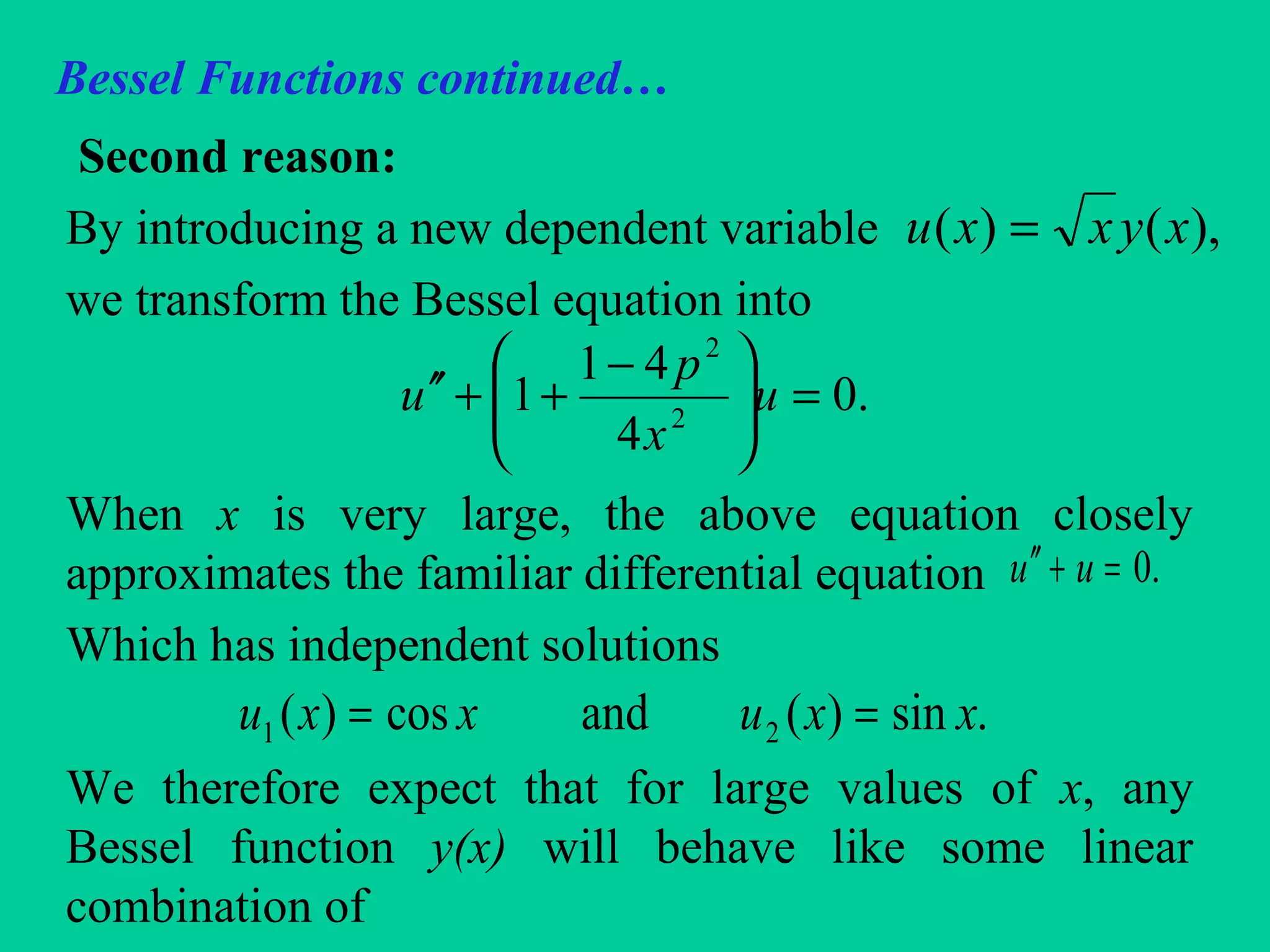 3 bessel's functions | PPT