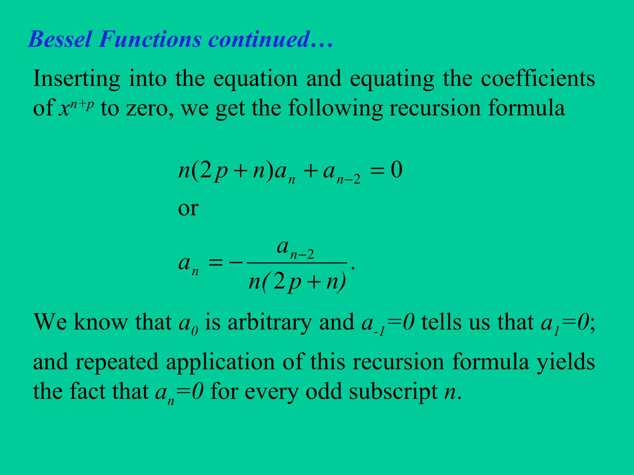 3 bessel's functions | PPT