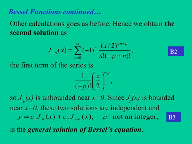 3 bessel's functions | PPT