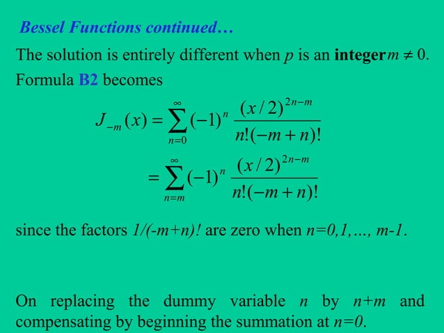 3 bessel's functions | PPT