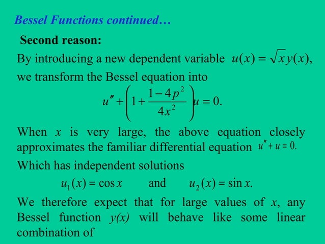 3 bessel's functions | PPT