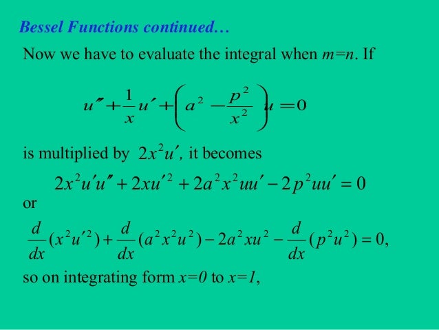 3 bessel's functions