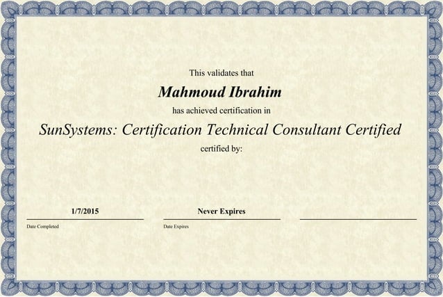 Infor Certification 2 | PDF