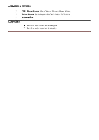 Mostafa Shaheen Word - CV | PDF