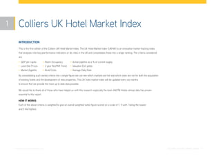 Colliers UK Hotel Market Index Mar 2016 | PPT