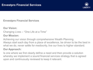Envestpro Financial Services | PPTX | Financial Planning | Personal Finance