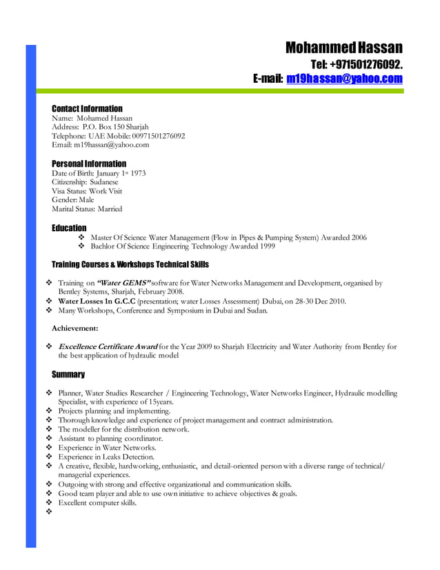 Mohammed CV | PDF