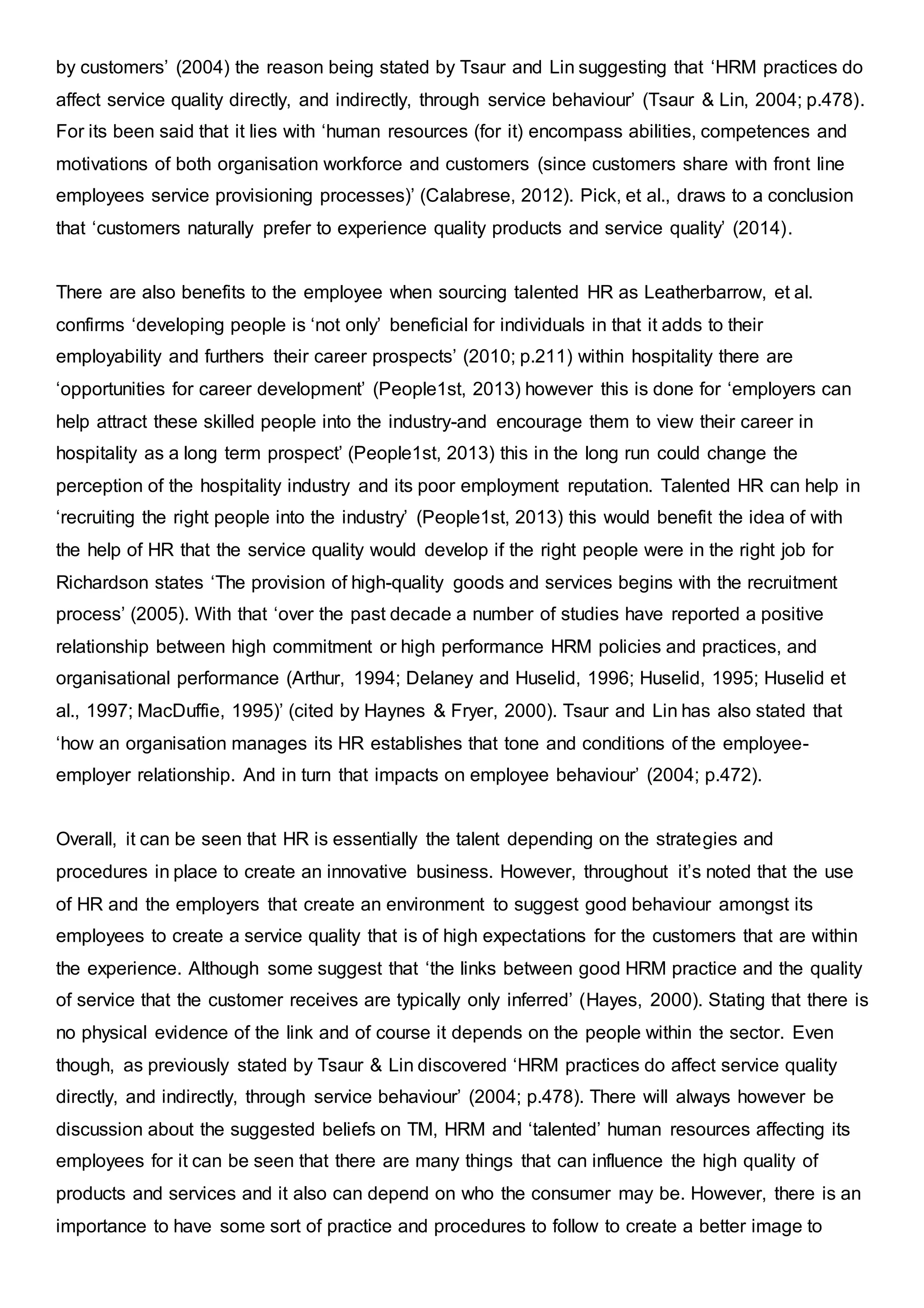 HTM234 - Assignment 1 FINAL! | DOCX | Human Resources | Business