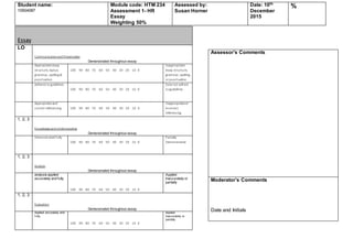 HTM234 - Assignment 1 FINAL! | DOCX | Human Resources | Business