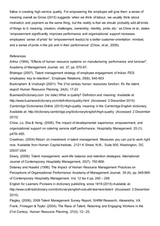 HTM234 - Assignment 1 FINAL! | DOCX | Human Resources | Business