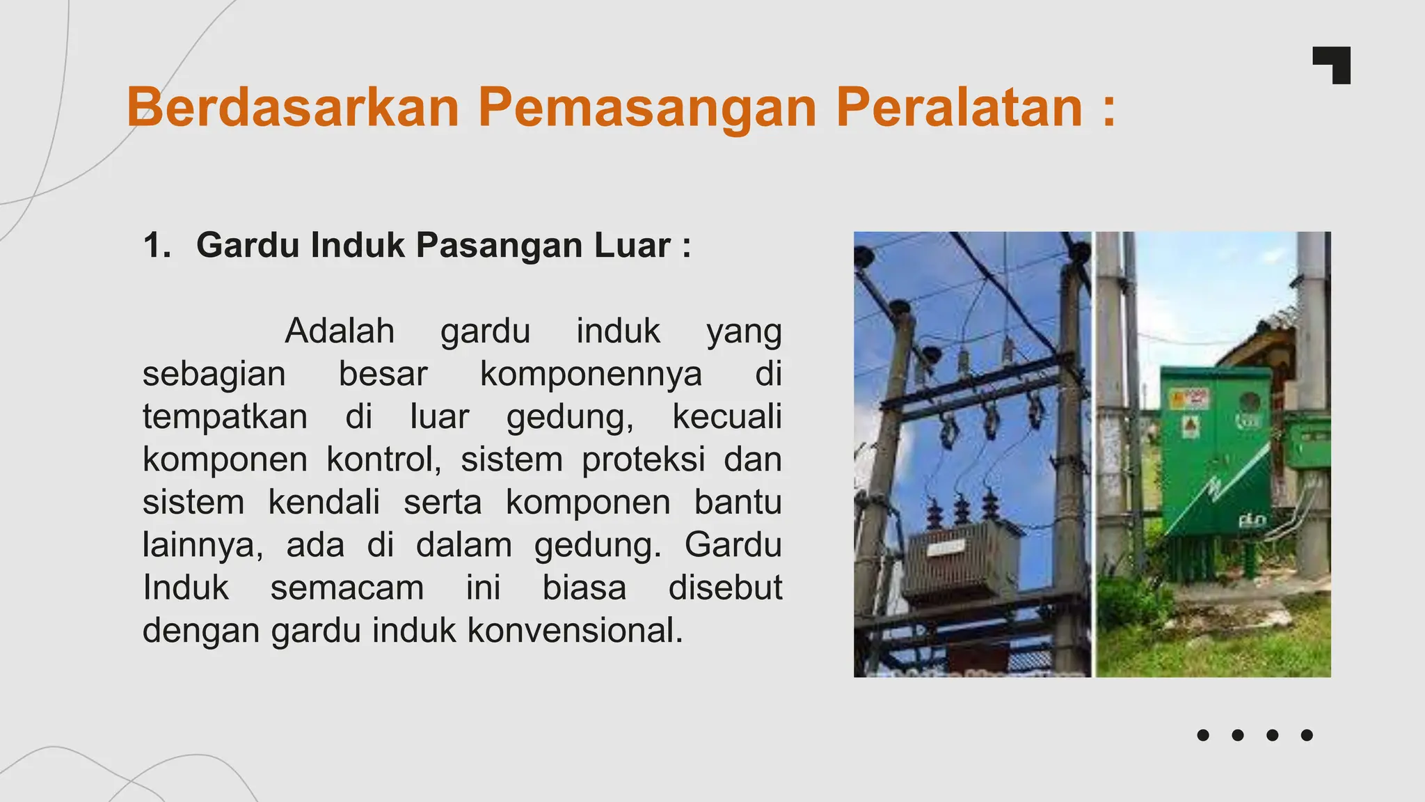 GARDU INDUK KONVENSIONAL SISTEM TENAGA LISTRIK | PPTX