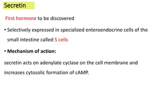 gastric secretion and its regulation | PPTX