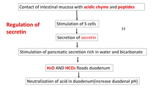 gastric secretion and its regulation | PPTX
