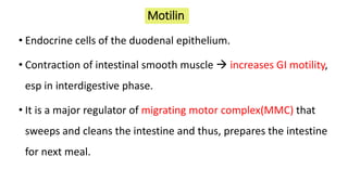 gastric secretion and its regulation | PPTX