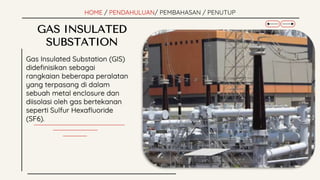 GARDU INDUK PASANGAN DALAM SF6 | PPTX