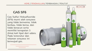 GARDU INDUK PASANGAN DALAM SF6 | PPTX