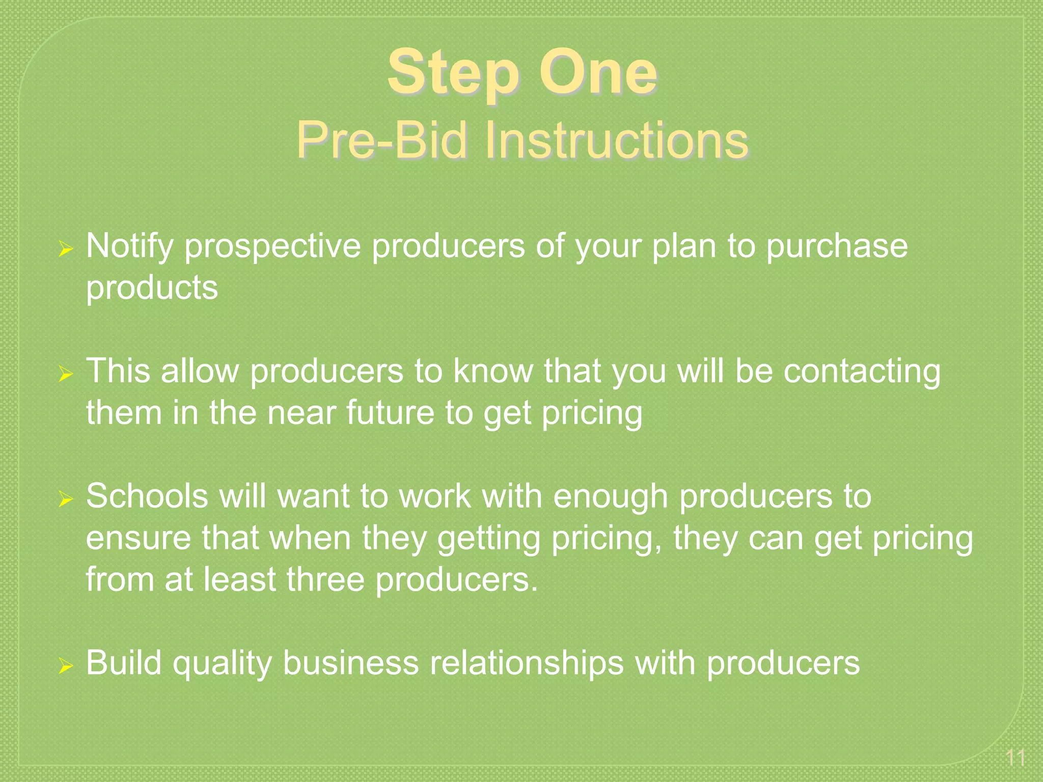 3 bids and a buy DPI presentation | PPT