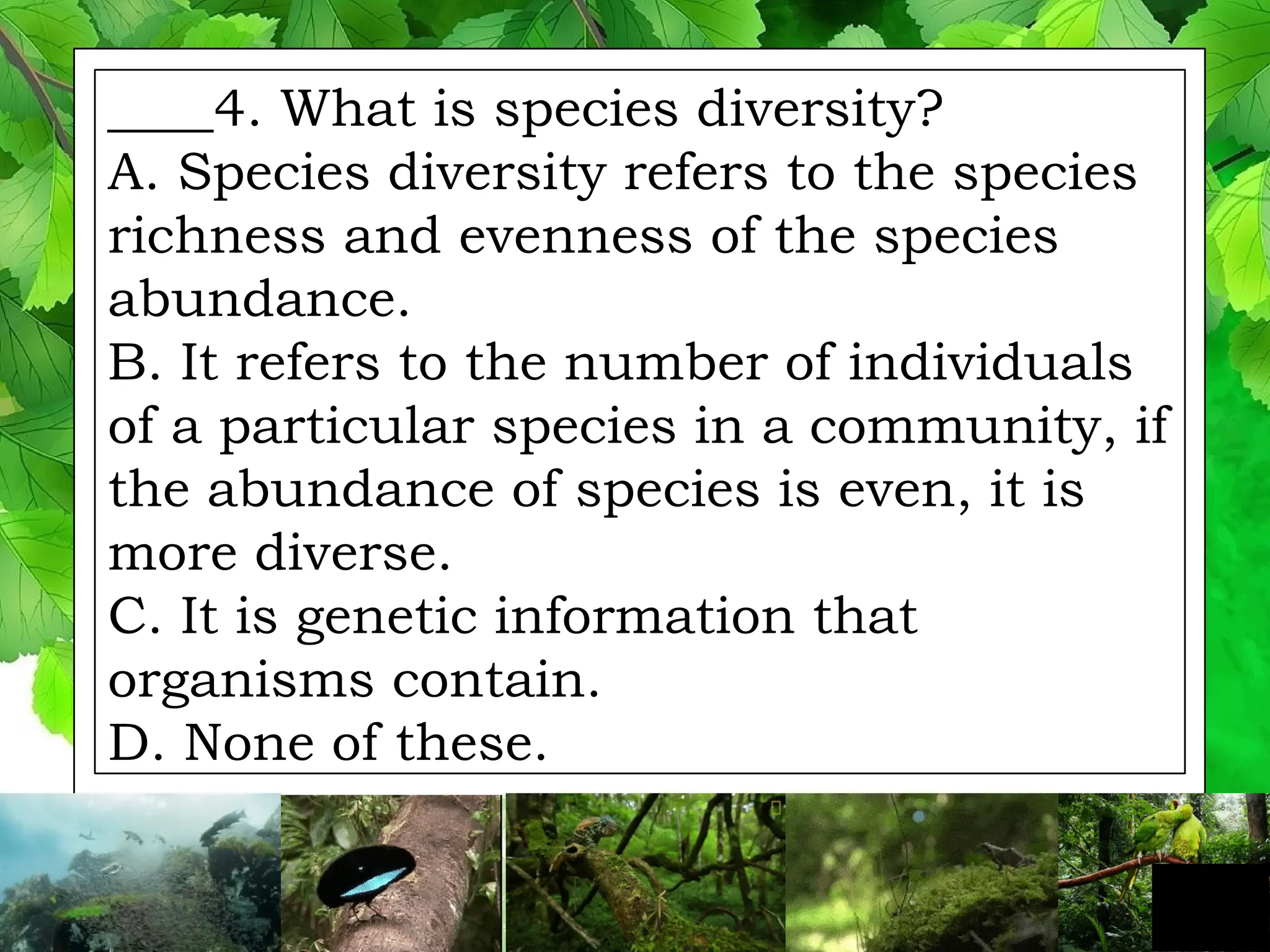#3 Biodiversity and Evolution Final.pptx | Geography | Science