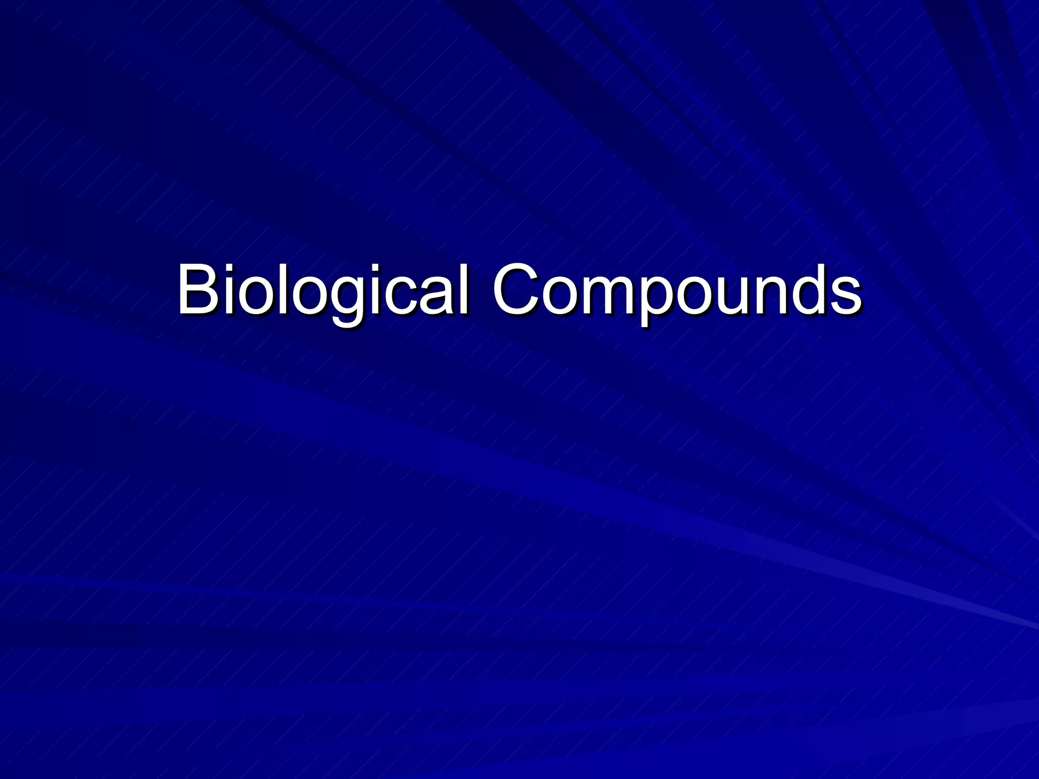 3 biological compounds | PPT