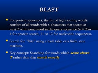 blast and fasta | PPT