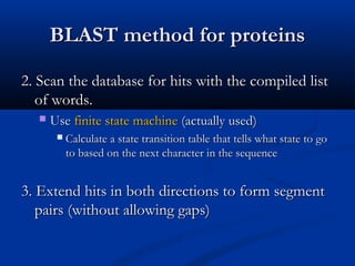 blast and fasta | PPT