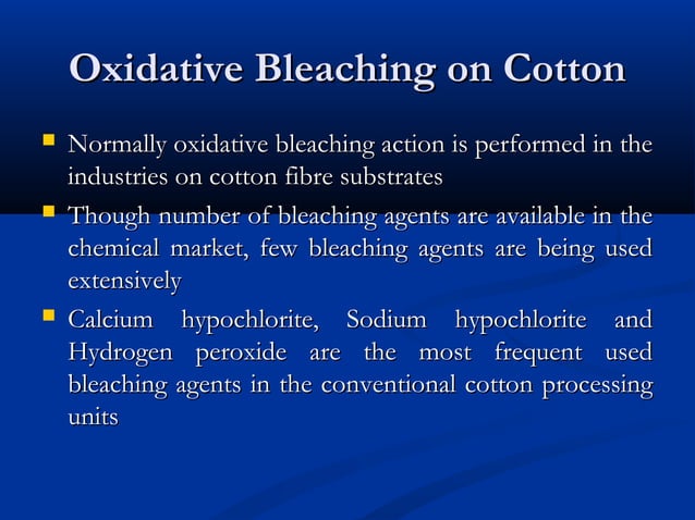 3 Bleaching Process .ppt | Home Appliances | Home & Garden