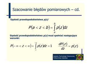 3 bledy pomiarowe | PDF