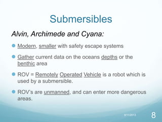 3b modern oceanographic exploration | PPT