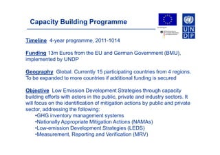 Capacity Building Programme on Climate Change: Programme Overview | PDF