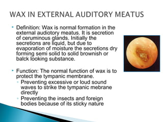 3 (b) pathology,disorders of outer, middle and inner ear | PPT