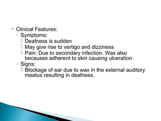 3 (b) pathology,disorders of outer, middle and inner ear | PPT