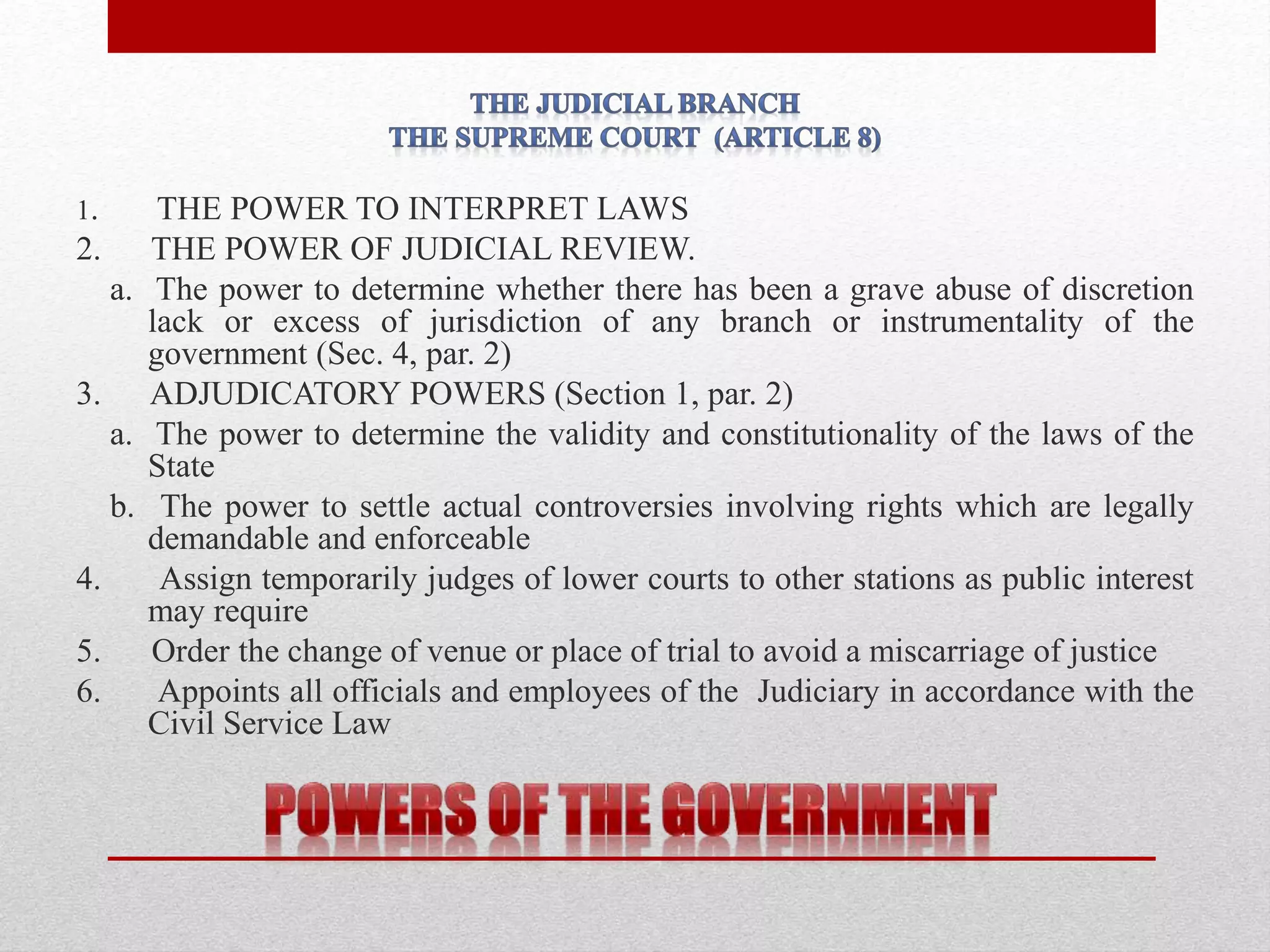 3 branches of the government | PDF