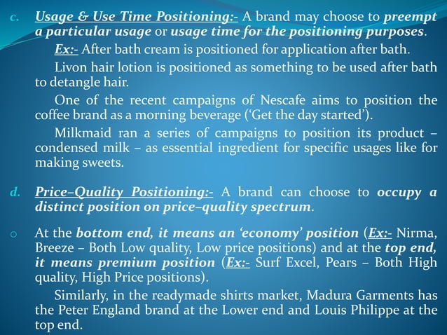 Brand positioning | PPTX