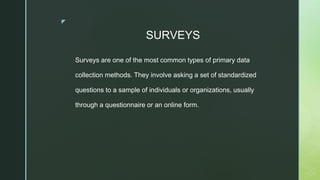 SURVEYS | PPTX