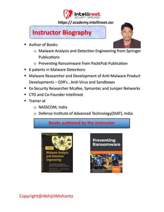 Malware Analysis and Reverse Engineering Training | PDF