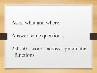 3 browns stages. brown stages of language development | PPT