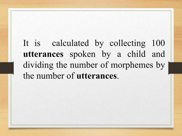 3 browns stages. brown stages of language development | PPT