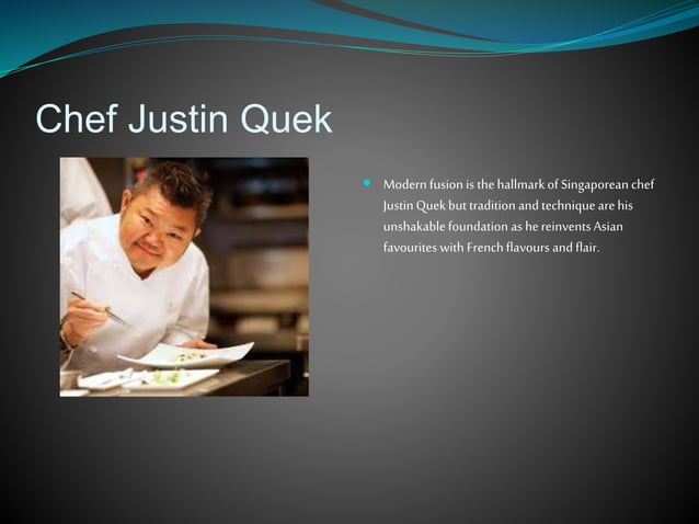 Chef Bruce Lim : Modernizing Filipino Cuisine | PPTX | Cooking | Food ...