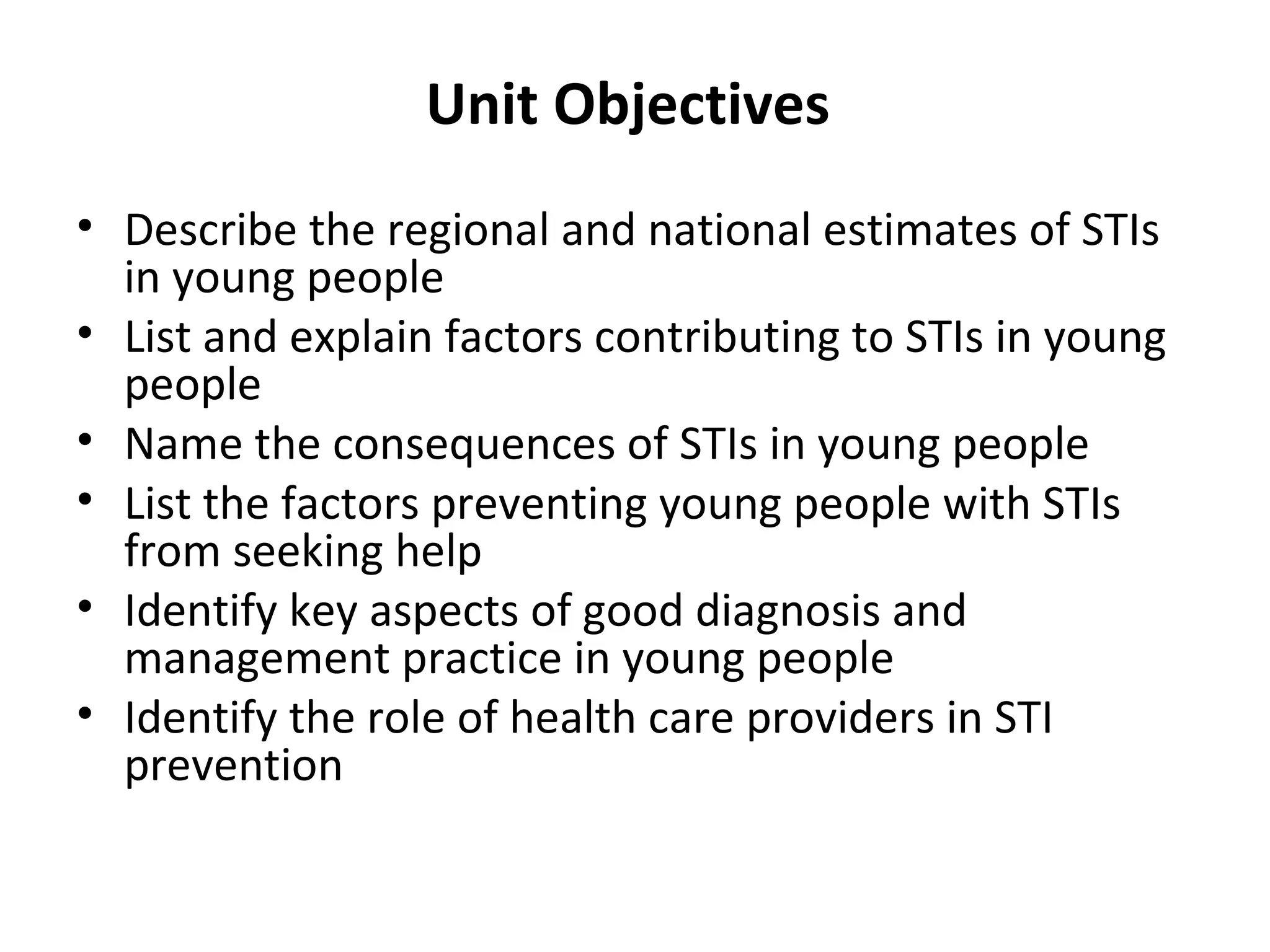 3 b sexually transmitted infections in young people | PPT