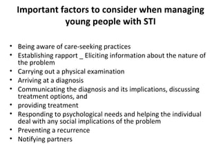 3 b sexually transmitted infections in young people | PPT
