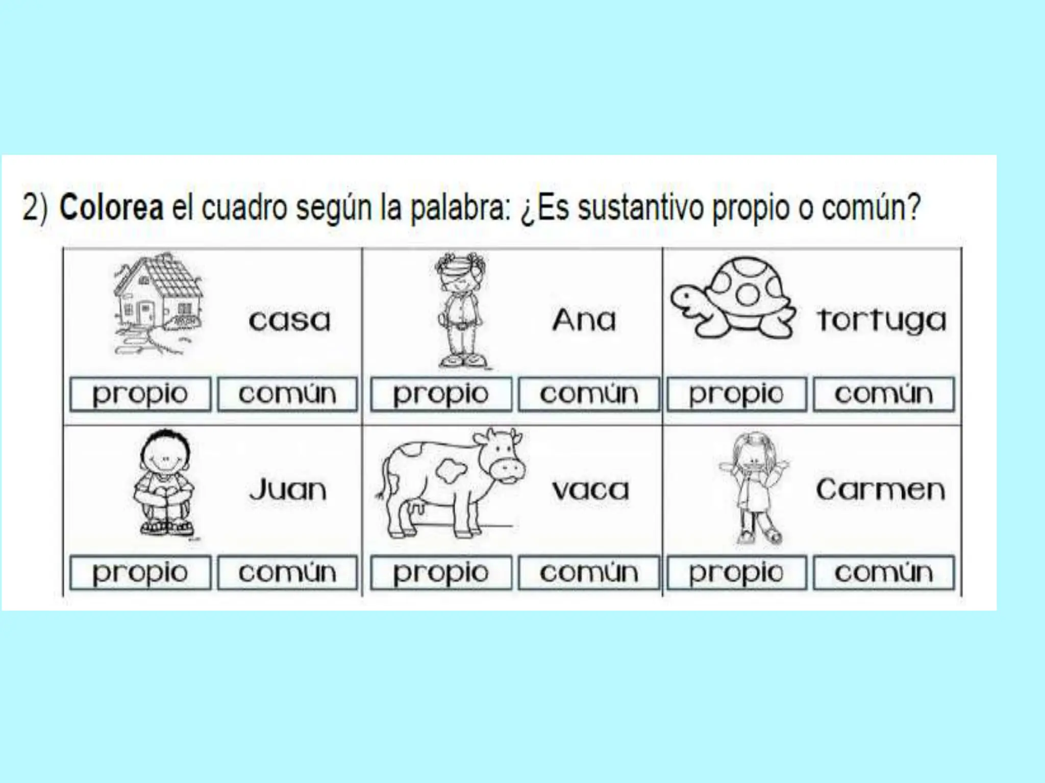 3º básico Sustantivos propios y comunes.pptx