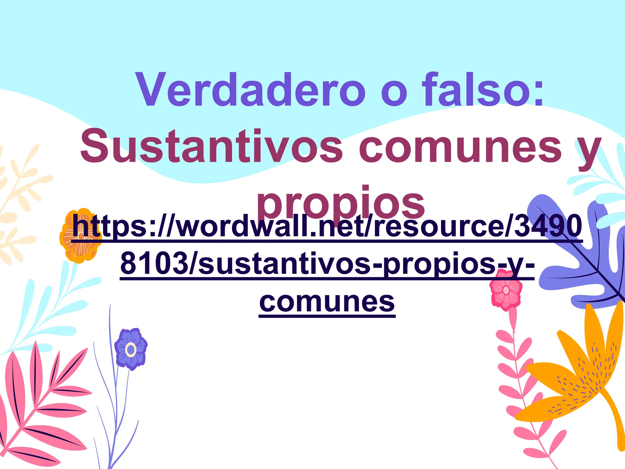 3º básico Sustantivos propios y comunes.pptx