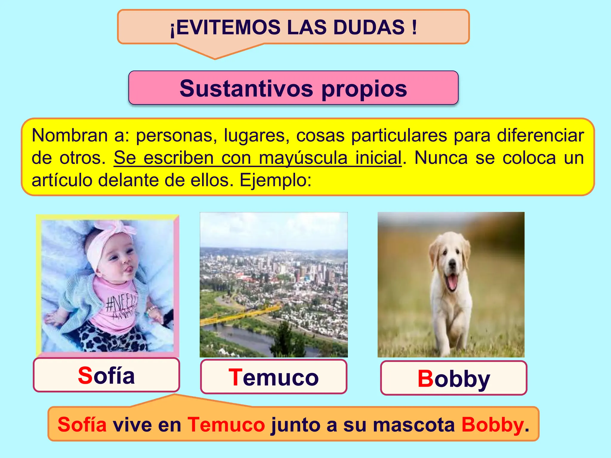 3º básico Sustantivos propios y comunes.pptx