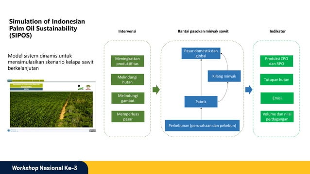 Simulation of Indonesian Palm Oil Sustainability (SIPOS) | PDF