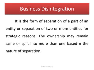 3 business disintegration | PPTX