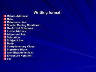 3 Business Letter Erd, Zol, Javz | PPT