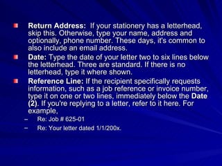 3 Business Letter Erd, Zol, Javz | PPT